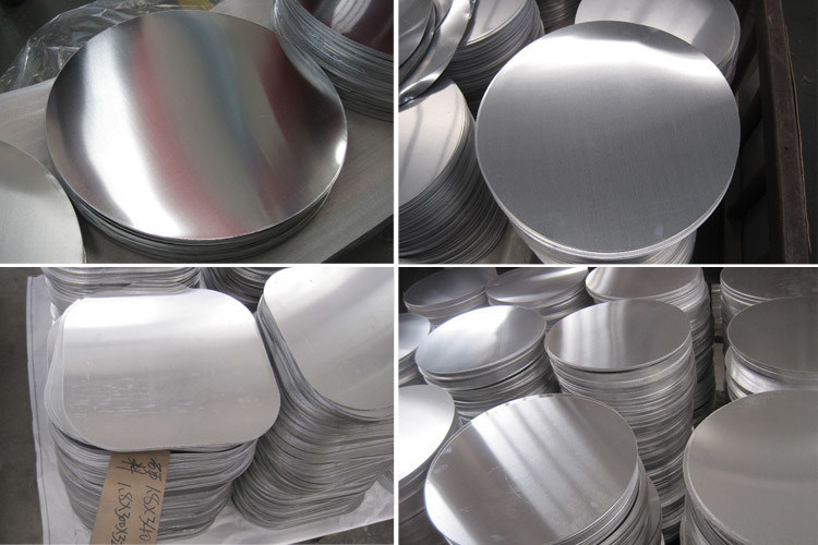 1050 1060 1100 3003 Aluminium Sheet Circle / Round Metal Circles For ...